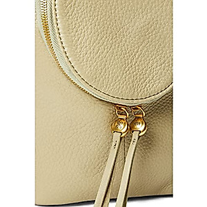 HOBO Fern Stylish Bag for Women - Leather Construction with Top Zip Closure, Printed Lined Interior, and Adjustable Crossbody Strap Bag Cactus One Size One Size