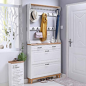 Bligo 16 Pack Black Coat Hooks - 8 Double Hooks and 8 Single Hooks for Hanging Towel Hat Bag, Heavy Duty Wall Mounted Coat Hanger with Screws for Bathroom Kitchen