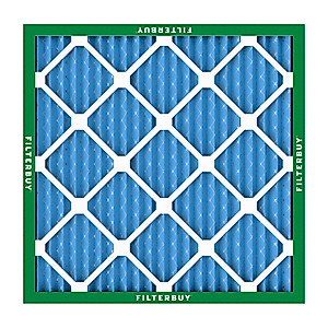 Filterbuy 14x14x1 Air Filter MERV 13 Optimal Defense (6-Pack), Pleated HVAC AC Furnace Air Filters Replacement (Actual Size: 13.75 x 13.75 x 0.75 Inches)