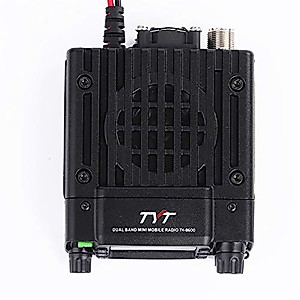 TYT TH-8600 Mini 25 Watt Dual Band Amateur Radio Base, IP67 Waterproof Radio VHF: 144-148mhz (2m) UHF:420-450mhz (70cm) Car Mobile Transceiver with Free Cable