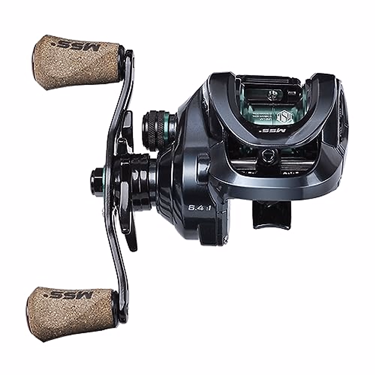 Handing Magic L Baitcasting Fishing Reel, Lightweight Casting Reel, 9+1 Double Shielded Stainless Steel BB, 6.4:1 Gear Ratio, Super Smooth with 16.7 LB Carbon Fiber Drag, Fishing Reel Baitcaster