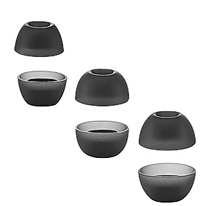 Eartips Replacement for OnePlus Buds Pro & OnePlus Buds Z2 Wireless Earbuds Ear Tip Earpad (Black)