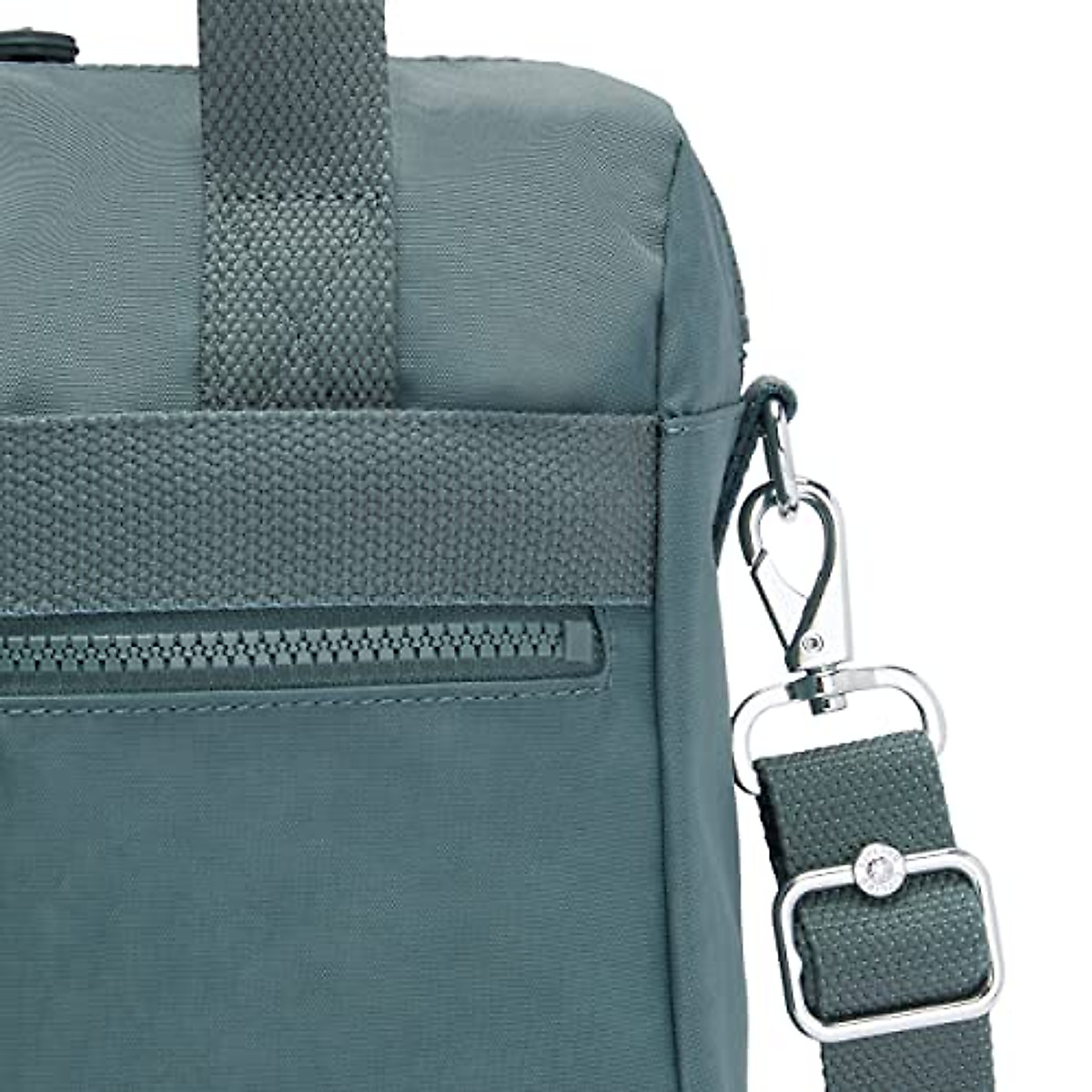 Kipling Women's Klara Handbag, Organize Accessories, Removable Shoulder Strap, Dual Carry Handles, Crinkle Nylon Bag