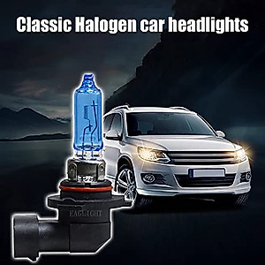 QODOLSI Pack-2 9005 Car Super Bright LED Bulb, 12V 100W Stainless Steel High Beam Low Beam Driving Fog Light, Plug-and-play Bulb for Most Cars SUVs and Trucks (White)