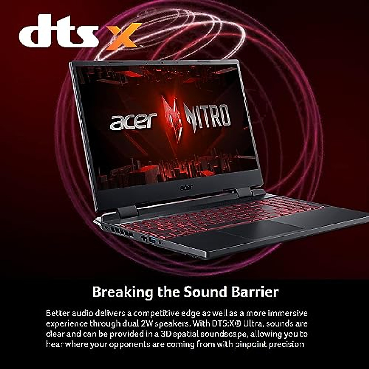 Acer Nitro 5 Gaming Laptop | Intel Core i5-12500H(＞11800H) | NVIDIA GeForce RTX 3050 Ti Laptop GPU | 15.6" FHD 144Hz IPS Display | Killer Wi-Fi 6 | Backlit Keyboard w/HDMI (16GB RAM | 512GB PCIe SSD)
