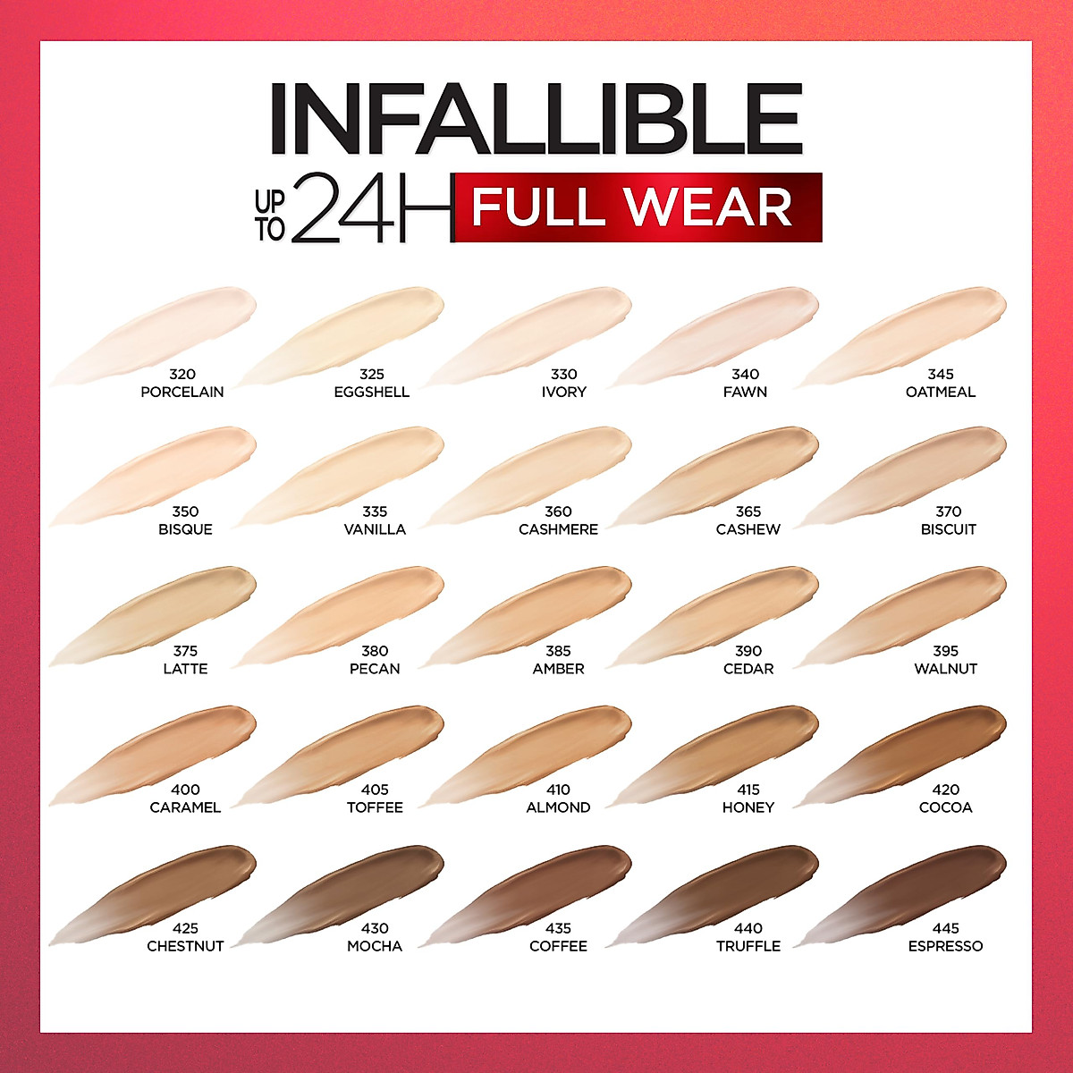L’Oréal Paris Makeup Infallible Full Wear Waterproof Matte Concealer, Full Coverage, Biscuit, 0.33 fl. oz.