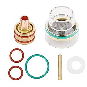 Welder The Rubber Torch 3.2Mm Tfm53Ncn Tig Welding Kit Tig Torch Welding Torch Glass Cup Collet for Wp9 Wp202.4Mm (1.6mm)