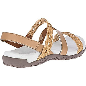 Merrell Women's Terran Braid Slingback Sandal, TAN, 10