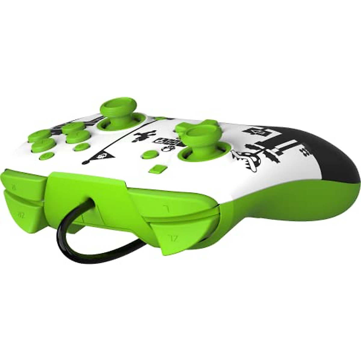 PDP REMATCH Enhanced Wired Nintendo Switch Pro Controller, Switch Lite/OLED Compatible (Mario Retro)