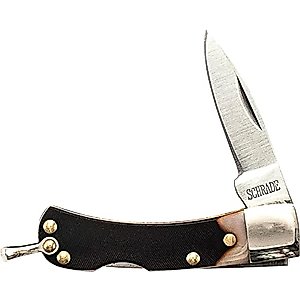 Old Timer 1OT Small Lockback Traditional Pocket Knife with 1.6in High Carbon Stainless Steel Blade, Sawcut Handle, and Convenient Everyday Carry Size for EDC, Utility, Box Opener, Camping, and Outdoor