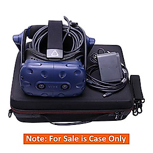 LTGEM EVA Hard Case for HTC Vive Pro Virtual Reality Headset or HTC Vive Pro 2 Headset