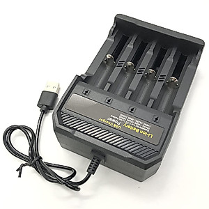 18650 Charger USB Four-Slot Lithium Battery Smart Charger 16340 3.7v Battery Four-Charge Fast Charge