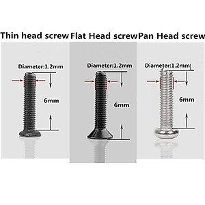 TONGCHAO Tchaosc 500Pcs 18 Types Mini Screw Kit Laptop Computer Assemble Repair Screw Fastener Set (Color : J)