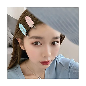 LAARYBAOO 20 pcs No Bend Hair Clips, Hair Styling, Hair Coloring, Curl Pin Clips, No Crease Hair Clips for Makeup Application