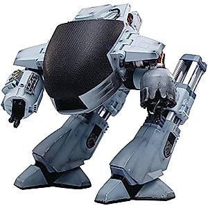 Hiya Toys Robocop: Battle Damaged ED-209 1:18 Scale Action Figure, Multicolor