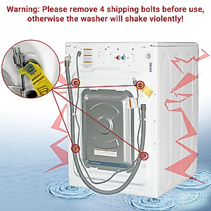 SMETA Ventless Washer and Dryer Combo 2.7 cu.ft, 24 inch All-In-One Washing Machine And Dryer 2-In-1 120V Compact For Apartment Home Dorm RV, 26.7 LBS Load Small Clothes Washer With 16 Laundry Program