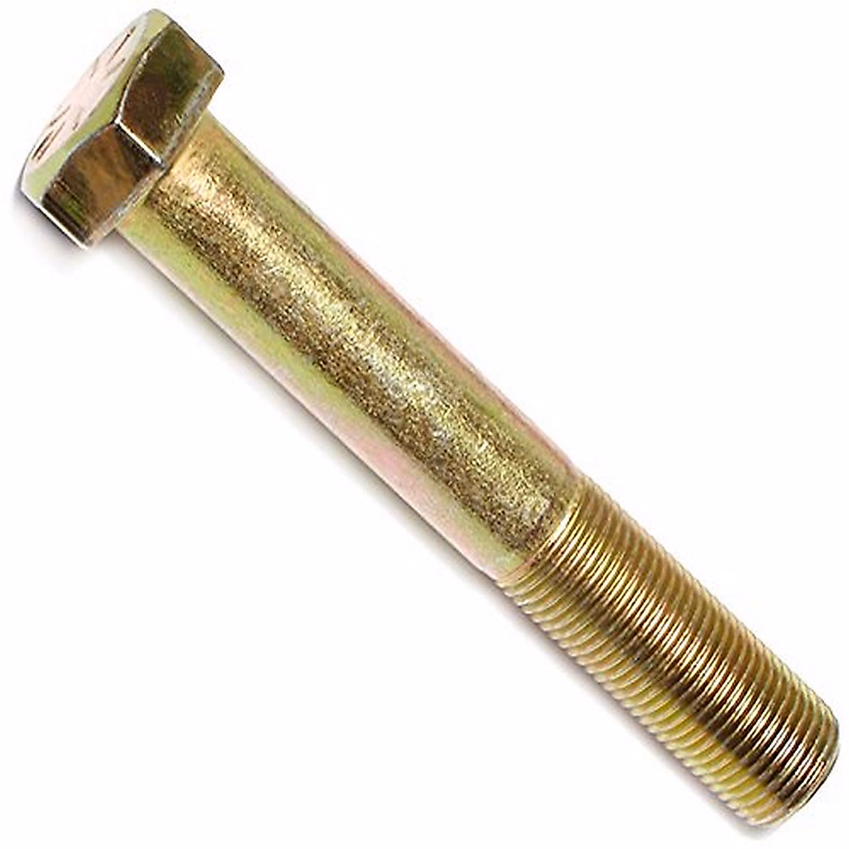 Hard-to-Find Fastener 014973254926 Grade 8 Fine Hex Cap Screws, 5/8-18 x 4, Piece-10, Yellow