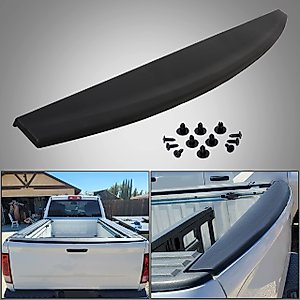 ECOTRIC Tailgate Molding Cap Spoiler Compatible with 2009-2019 Dodge Ram 1500 2500 3500 Classic Replacement for CH1909100 55372052AH 6502632 926-578 Tail Gate Cover Top Protector Lip Trim