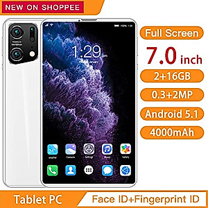 Comigeewa #pa2aSH Hd Tablet WiFi Bluetooth Android Voice Call Game Tablet7Inch IPS Display Screenwifi2Gb Ram+16Gb Rom4000Mah Android 51