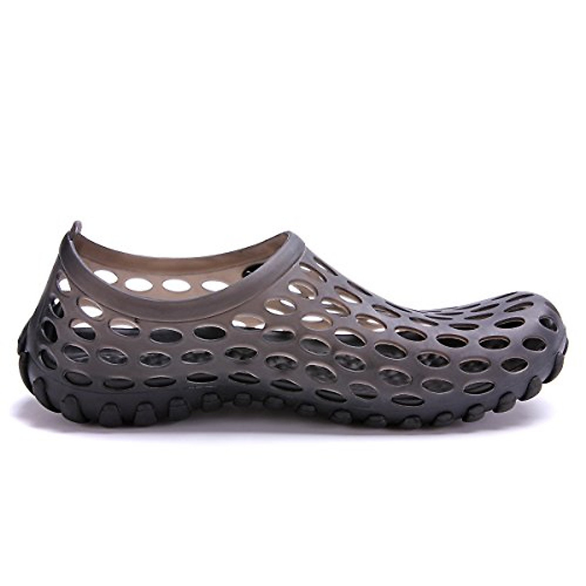 clapzovr Mens Sandals Shower Water Shoes Beach Swim Pool River Shoes Comfort Garden Clogs Black 10 D(M) US