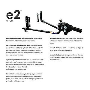 10K RB NO SHANK Fastway® e2™ 2-point sway control™ hitch