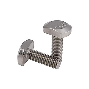 qfkj Bolt M5 M6 M8 M10 M12 M16 Bolts for T-Slot Stainless Steel T Bolt T Screw Square Bolts T-Head Screw Chute T-Bolt Durable (Dimensions : M8x20 5PCS)