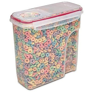 JOEY'Z EXTRA LARGE 24 Cup (192 oz) Cereal Storage Container/Keeper - Rice Food Storage for Kitchen and Pantry - Airtight Dispenser Lid & BPA-Free