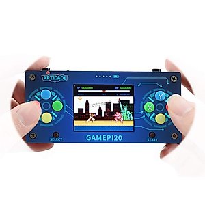 GamePi20 Accessories Add-ons Handheld Game Console Kit Raspberry Pi Classic Portable Retro Video Gaming Console 2.0 inch 320x240 IPS Screen Display Monitor for Pi Zero / Zero W / Zero WH @XYGStudy