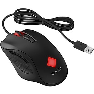 HP OMEN Vector Gaming Mouse with Ergonomic Design and Tunable Weight with RGB Lighting & Omron Switches (8BC53AA#ABL)