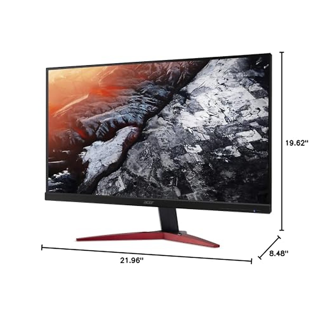 Acer KG251Q Jbmidpx 24.5” Full HD (1920 x 1080) Gaming Monitor | AMD FreeSync | Up to 165Hz Refresh Rate | Up to 0.6ms | Zero-Frame | 2 x 2 Watt Speakers (1 x Display Port, 1 x HDMI & 1 x DVI)
