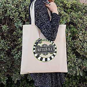 Beetlejuice Beetle Worm Grocery Travel Reusable Tote Bag