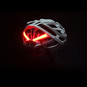 Safe-tec Smart Bluetooth Bike Helmet (White/Silver, Large)