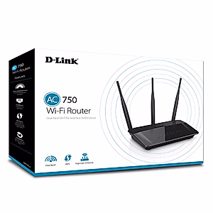 D-Link Wi-Fi AC750 Dual Band Router (DIR-813)