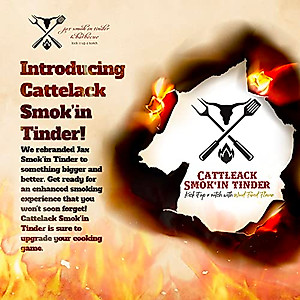 Jax Smok'in Tinder USA Premium Cooking Wood Logs, Kiln Dried Firewood, 12 Inch Logs Split to Just The Right Size - Smoker/Grill Combo for BBQ Cooking, 1/2 Cu. Ft. in 12" x 12" x 6" Box (Apple)