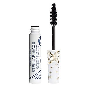 Pacifica Beauty Stellar Gaze Length & Strength Black Mascara, For Volume and Length, Vitamin B + Coconut, Natural Lash Effect, Silicone, Sulfate + Paraben Free, Vegan and Cruelty Free