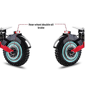 Electric Scooter, Adult high Power Dual Motor Professional Folding Off Road 14inch Fat tire Large Two Wheeled Vehicle,OBARTER X7,8000W 60AH60V,Ideal Condition Speed 56MPH,Range 125 Miles (with seat)