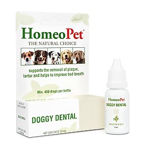 HomeoPet Doggy Dental, Dental Care for Dogs, 15 Milliliters