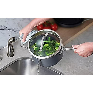 Member Mark 15 Piece Hard Anodized Aluminum Cookware Set With 7-Piece Kitchen Tools Set