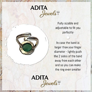 Adjustable Feather Ring - 14K Gold Plated over 925 Sterling Silver Customizable Open Ended Spiral Ring, Dainty Flexible Feather Ring, Wrap and Fit to Every Finger, Handmade Jewelry Rings for Women