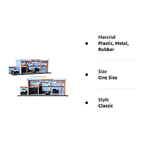 Garage Diorama Gulf Oil Diorama with Decals for 1/64 Scale Models by American Diorama 76531