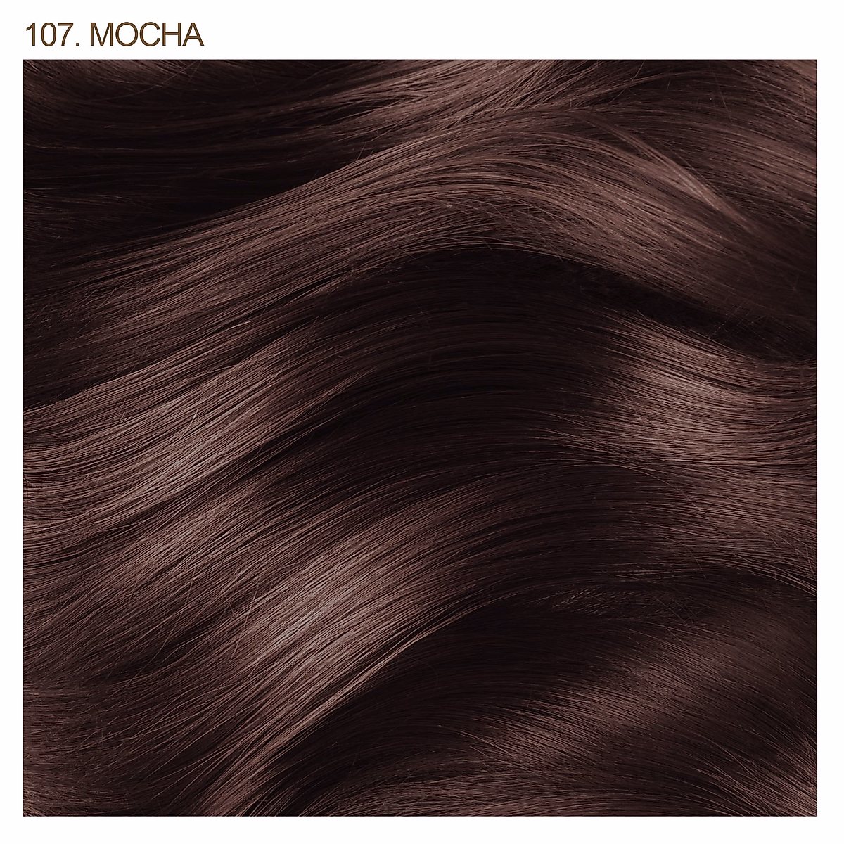 Adore Semi Permanent Hair Color - Vegan and Cruelty-Free Brown Hair Dye - 4 Fl Oz - 107 Mocha (Pack of 1)