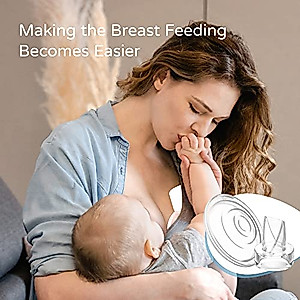 Wearable Breast Pump Replacement Parts Duckbill Valves 4PCS & Silicone Diaphragm 4PCS for Momcozy S12 S9, Original Part Accessories Replacement, Electric Breast Pump Part, BPA Free, Easy to Clean,8PCS