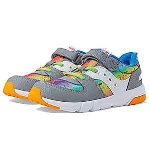 Saucony Jazz LITE 2.0 LX Sneaker, Rainbow Love, 10 US Unisex Little Kid
