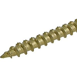 Power Pro 48616 Wood Screws, #10 x 4-1/2", Premium Outdoor Deck Screws, Rust Resistant, Epoxy Coated Bronze, 5lb Tub, 237 pcs