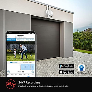 BOAVISION Security Cameras Wireless Outdoor,Home Security Surveillance Camera System,360° View WiFi Pan Tilt,Floodlight Color Night Vision,Motion Detection Tracking,2 Way Talk,SD Card Storage
