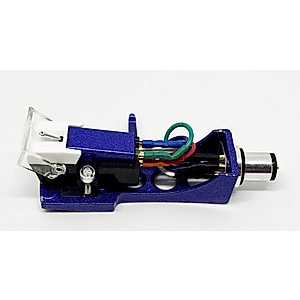 MagLite Blue Headshell with Cartridge, Stylus, and Mounting Bolts for Technics Turntables