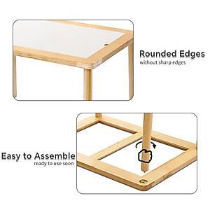 ZARKEET Sensory Table for Toddlers 1-3, Not with Sensory Bin Kids Table, Easy to Assembly - The Ideal Kids Activity Table for Playing, Learning, Drawing and More!