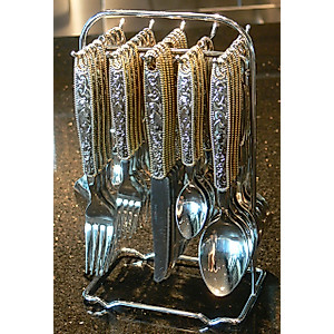 Western Buckle Stainless Silverware Dinner Set (12 piece set) by Cowboy Living