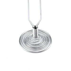 Oedema Stainless Steel Egg Whisk Spring Coil Whisk Cream Scrambler Kitchen Cooking Tool Pack of 2