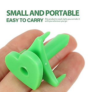 Kichvoe 20pcs Coconut Opener Tool Coconut Hole Puncher Easy Convenient Straw Hole Maker Coconut Opening Tool Pouch Tap for Young Fresh Thai Hawaii Coco Water